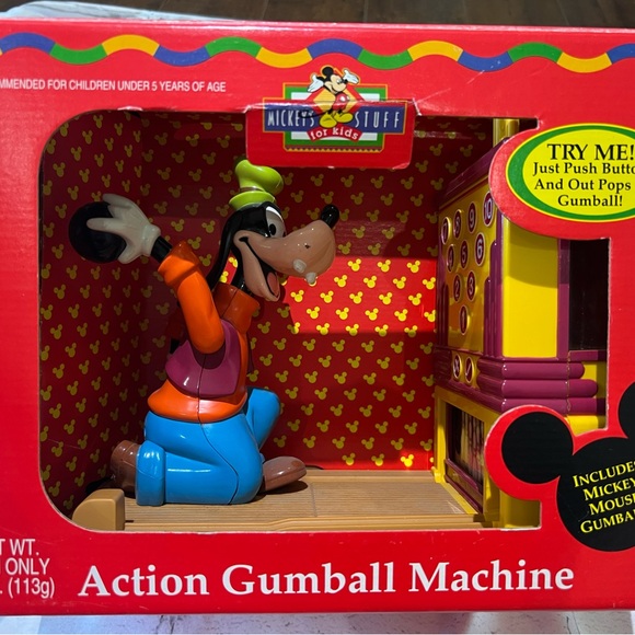 Disney | Toys | Disney Vintage Action Gumball Machine Goofy | Poshmark